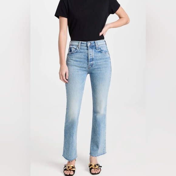MOTHER | Jeans | Mother The Tripper High Waist Flood Frayed Flare Jeans ...